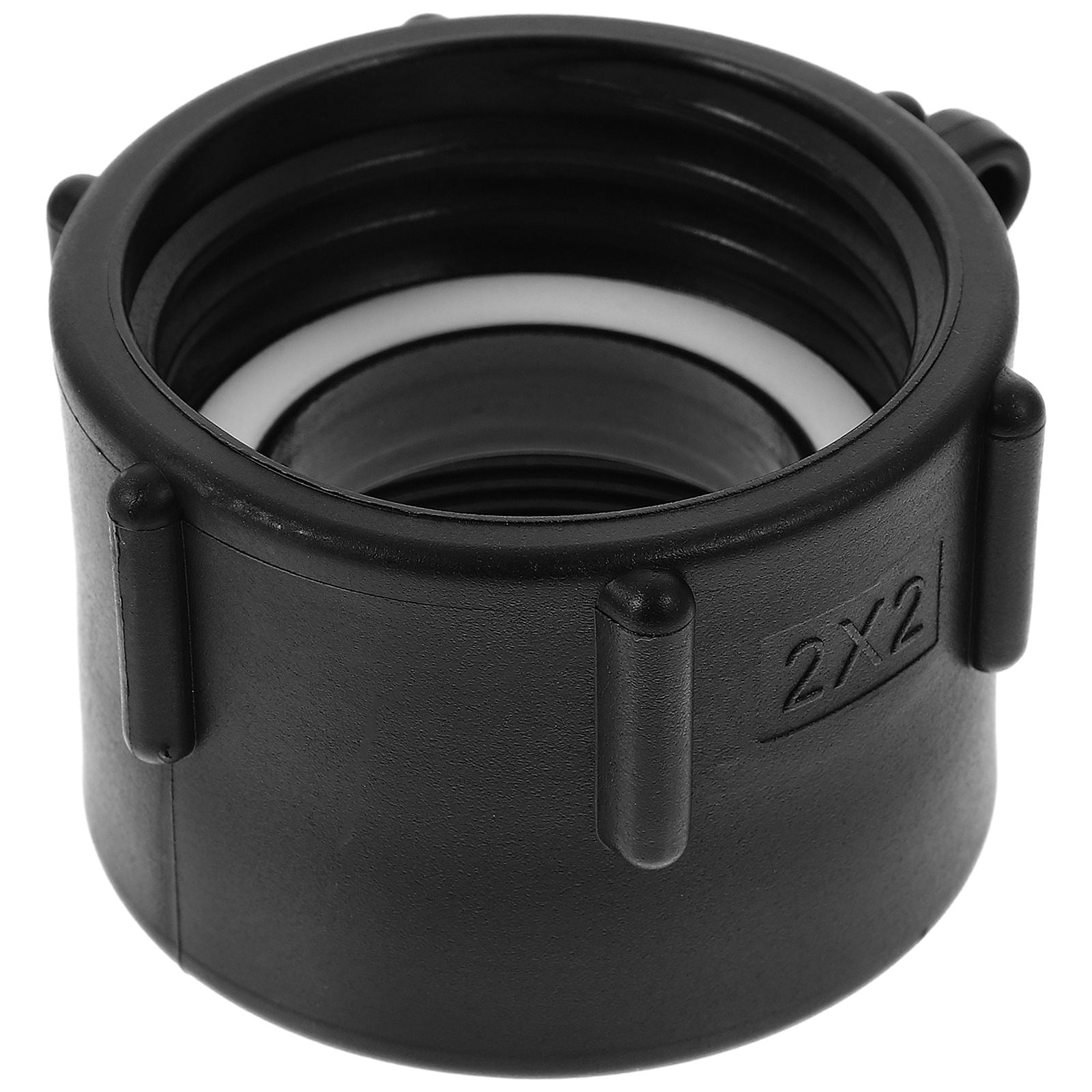 ELAYARD Threaded Connection IBC Tank Fitting Adapter Black Plastic ...