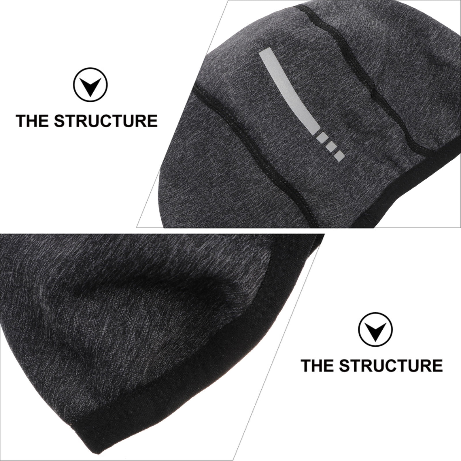 ELAYARD 1Pcs Cold-proof Headgear Running Hat Grey Polar Fleece Well ...