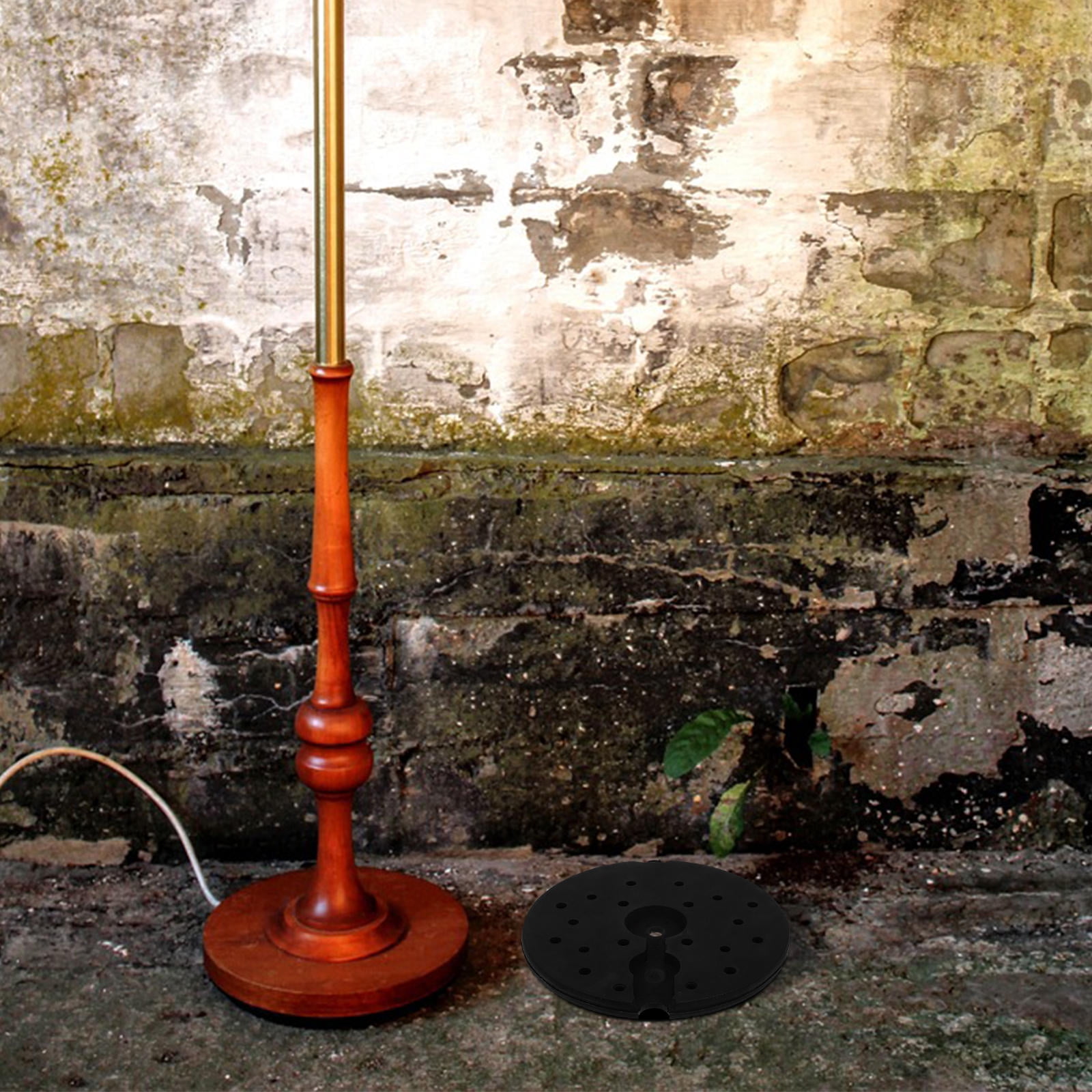 ELAYARD 1Pcs Floor Lamp Bases for Home Use with Black Plastic and Iron ...