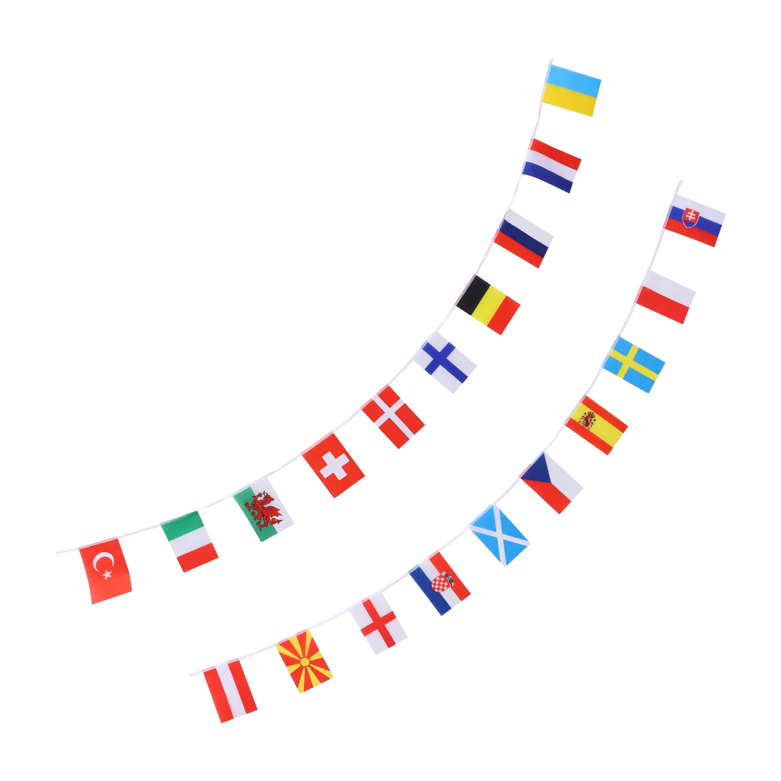 ELAYARD 1Pcs International World Flags Party Decorations Polyester ...