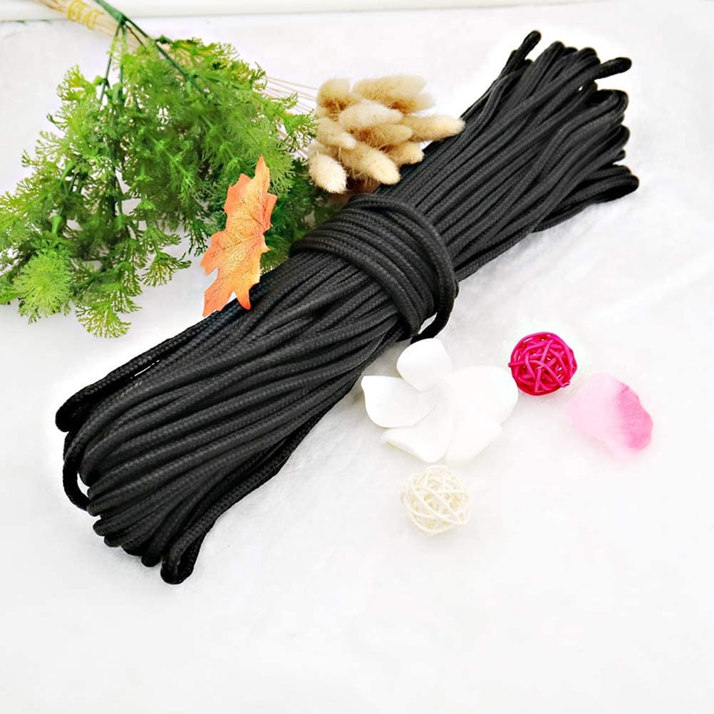 ELAYARD 1Set Black Nylon Rope for Camping Handing Rope Clothes Drying ...
