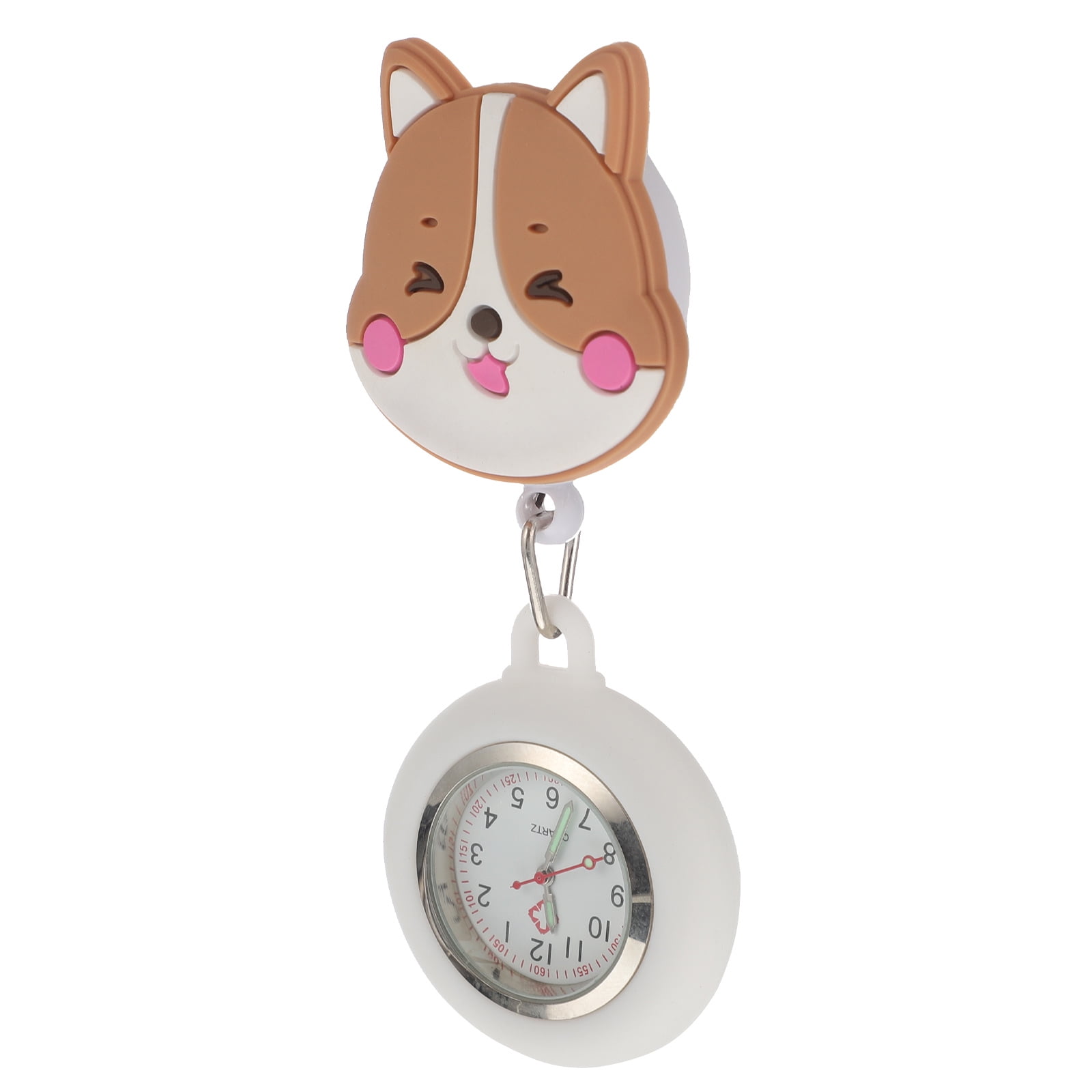 ELAYARD 1Pc Multi Color cate Retractable Hanging Pocket Watch with Hook ...
