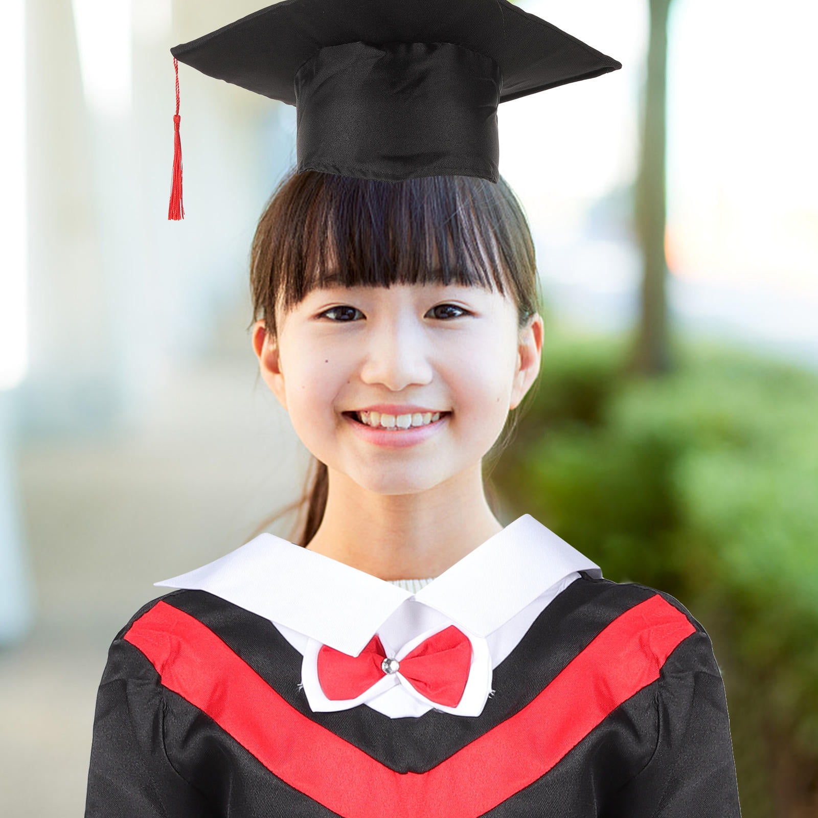 ELAYARD Graduation Gown and Cap Set Black with 1Set 30x17x0.04in ...