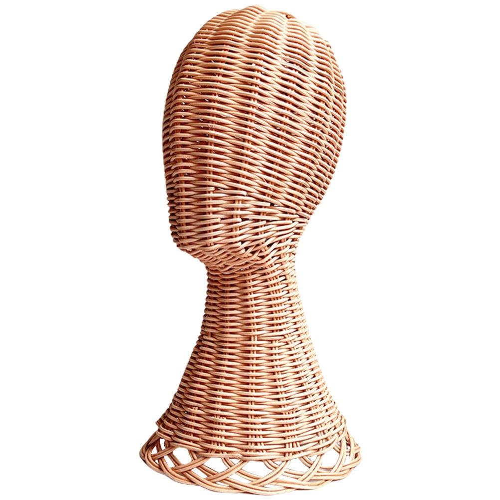 ELAYARD Chocolate Rattan Hat Holder Mannequin Shape for Effective ...