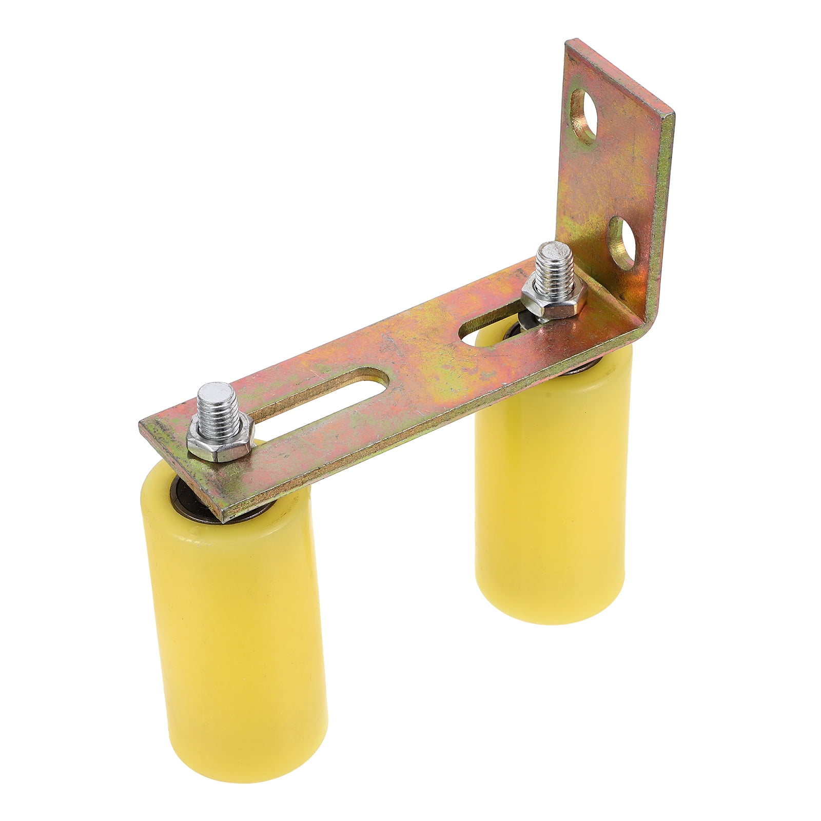 ELAYARD Sliding Ball Wheel Slide Gate Guide Roller Yellow Nylon 1 Set ...