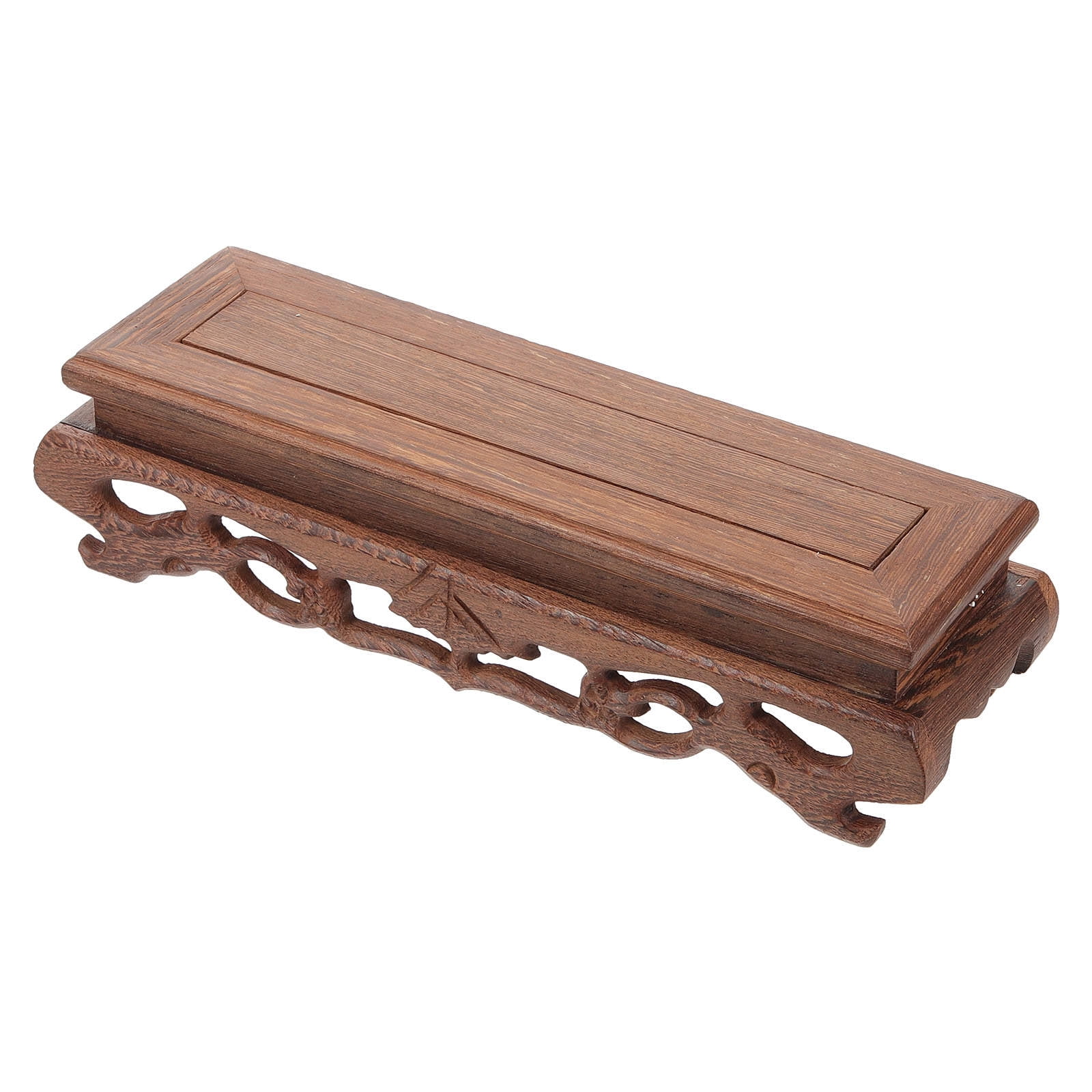 ELAYARD 1Set Ornament Display Stand Tabletop Vase Display Stand Wooden ...