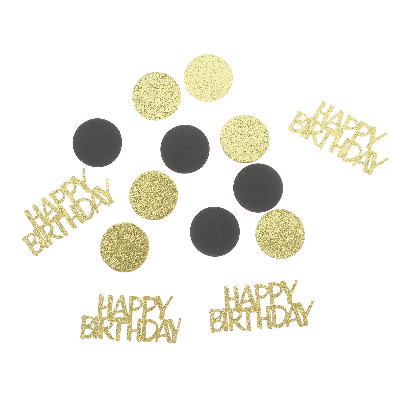 ELAYARD 1Set Party Confetti Golden Birthday Table Scatter for Stylish ...