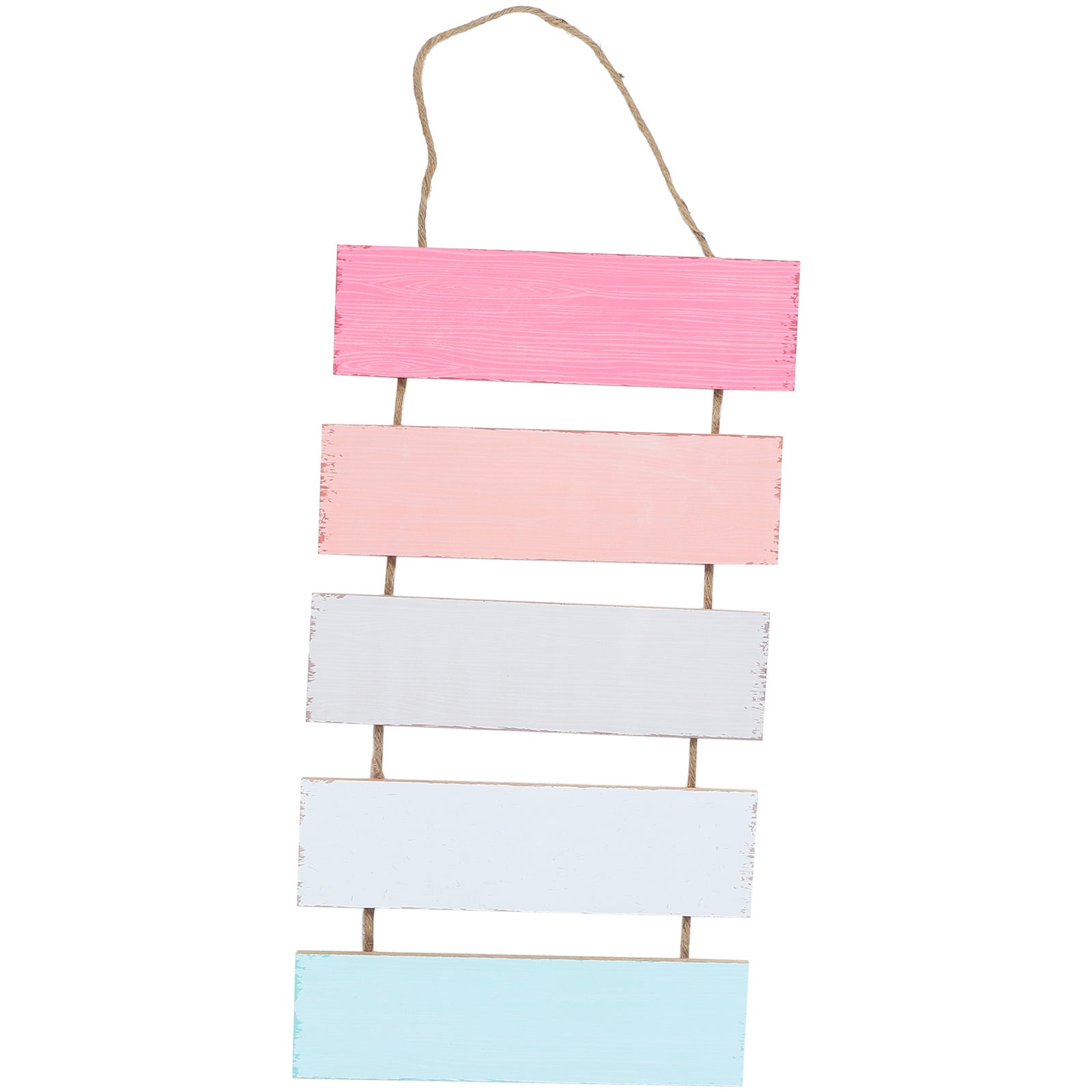 ELAYARD 1Set Small Wood Hanging Message Board Sign Assorted Colors for ...