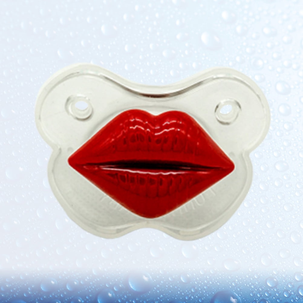 ELAYARD 1Set Soother Newborn Lip Shaped Silicone Pacifier for Baby ...