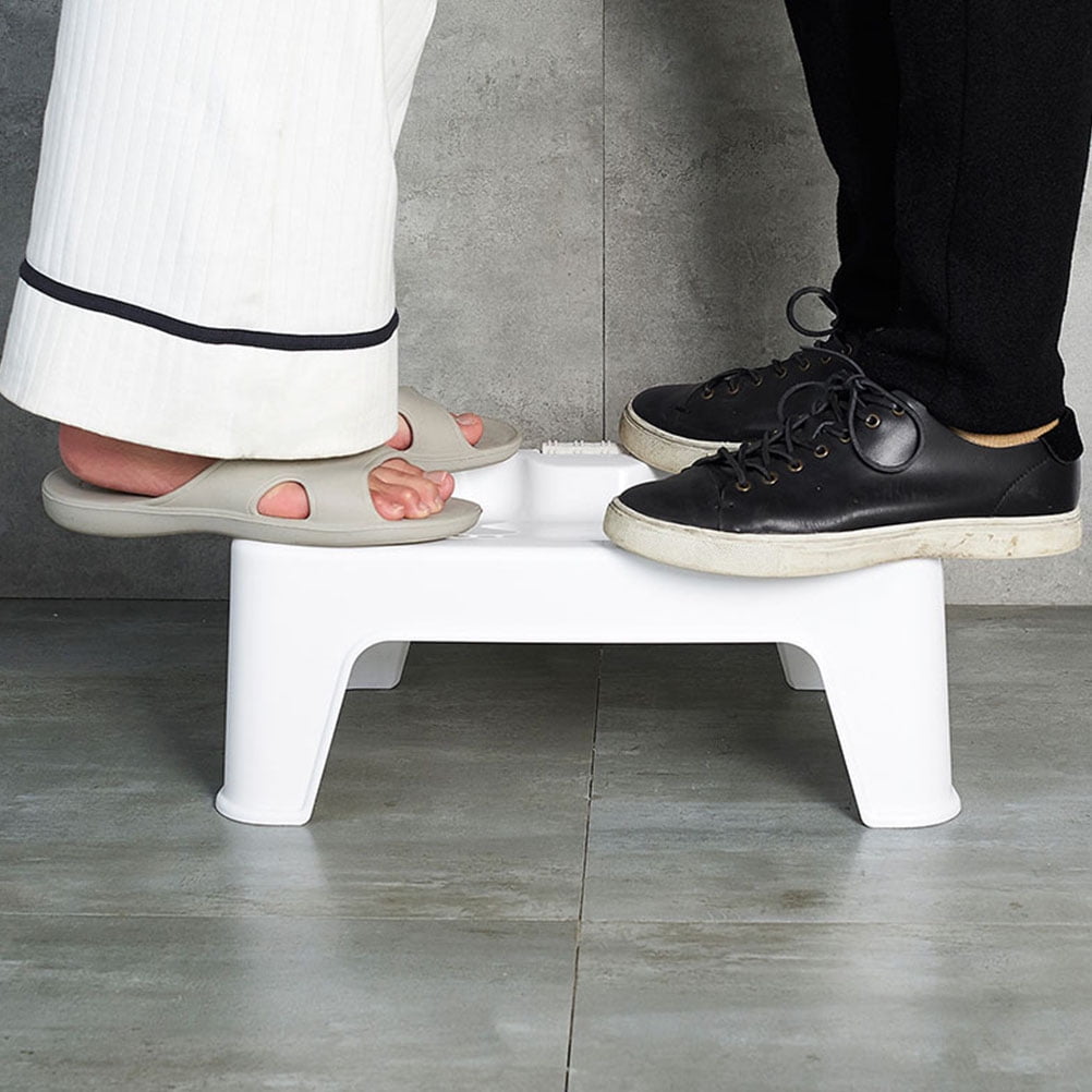 ELAYARD 1Set Toilet Foot Rest Stool Plastic Simple Design for Bathroom ...
