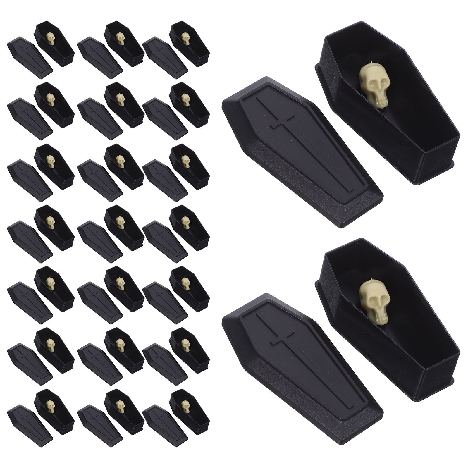 ELAYARD 20Set Mini Skeleton Coffin Props for Decor Unique Design ...
