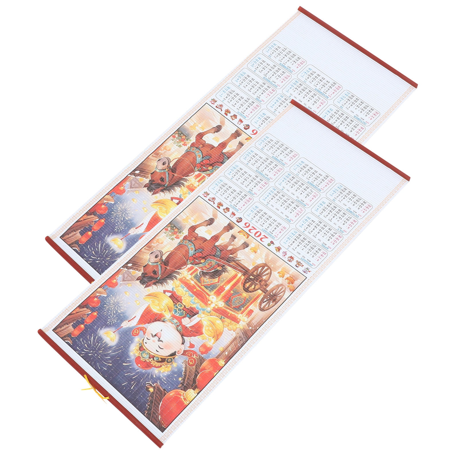 ELAYARD 2026 Chinese Wall Scroll Calendar with Elegant Design and Year ...