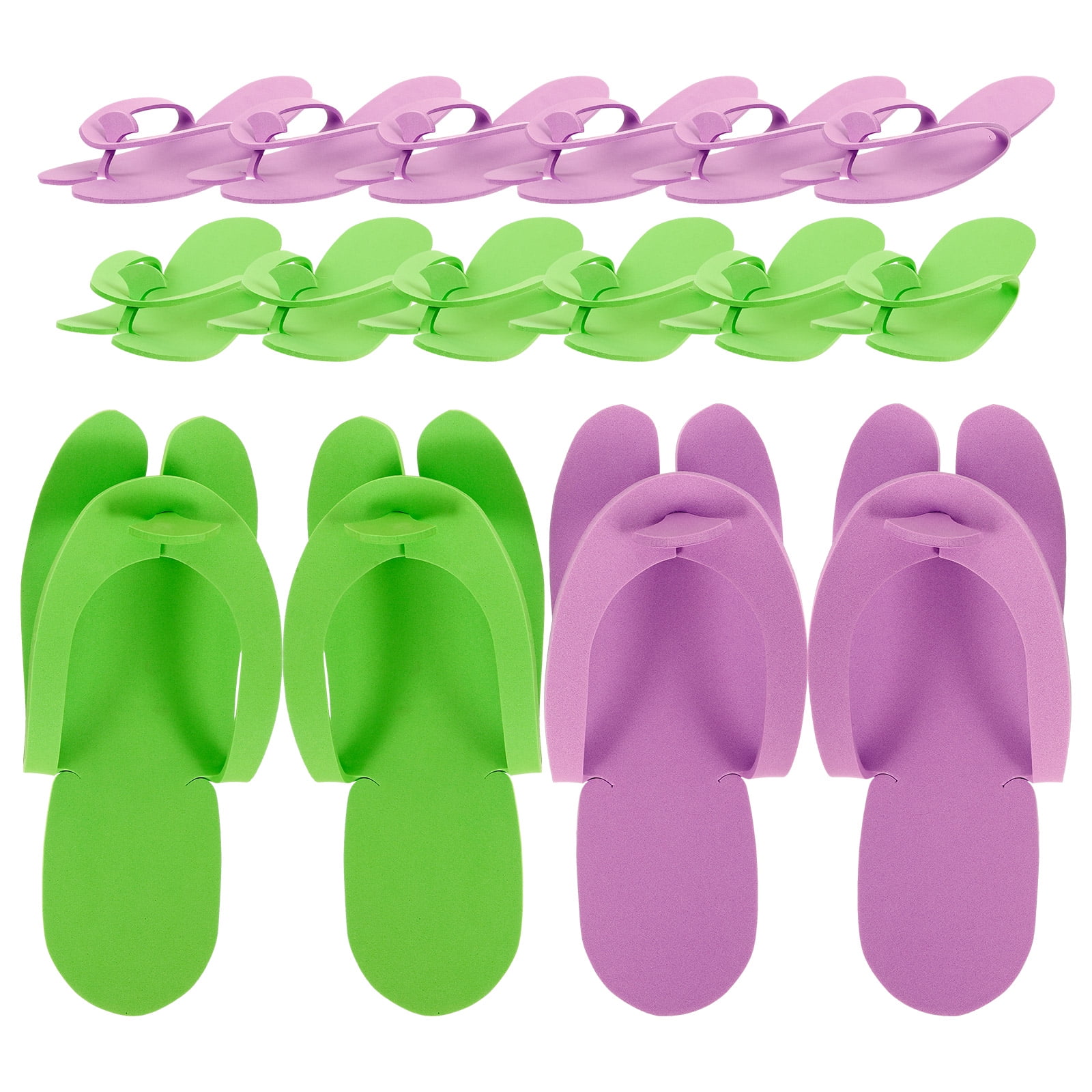 ELAYARD 20Pairs Assorted Color Disposable Pedicure Slippers Eva Spa ...