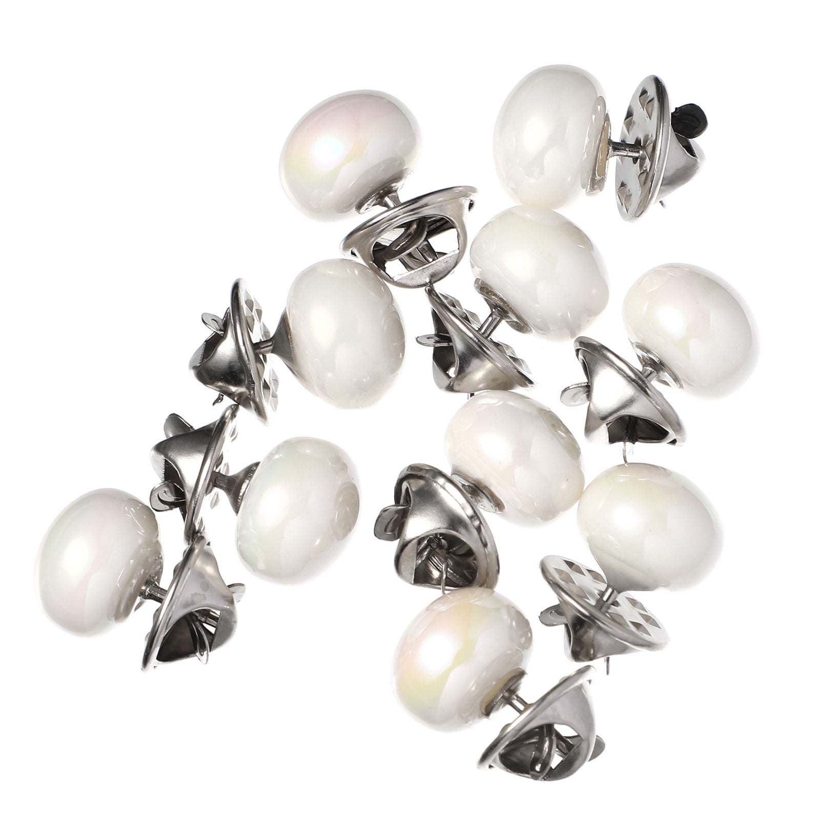 ELAYARD 20Pcs No Sew Instant Buttons Metal Round for Clothes Banquets ...