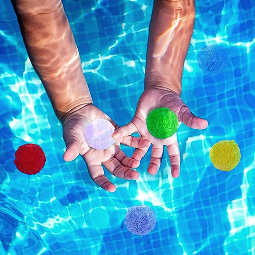 ELAYARD 20Pcs Water Toys for Kids Cotton Round for Outdoor Water Play ...