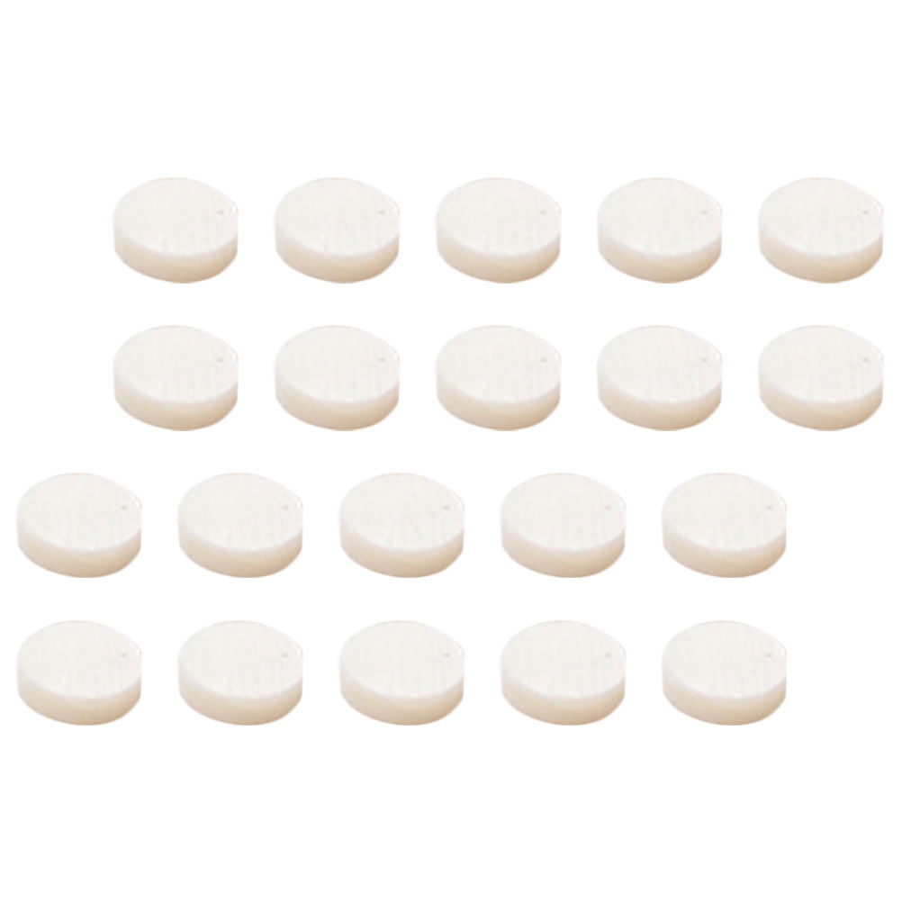 ELAYARD 20Pcs Guitar Fretboard Stickers White Inlay Dot Markers for ...