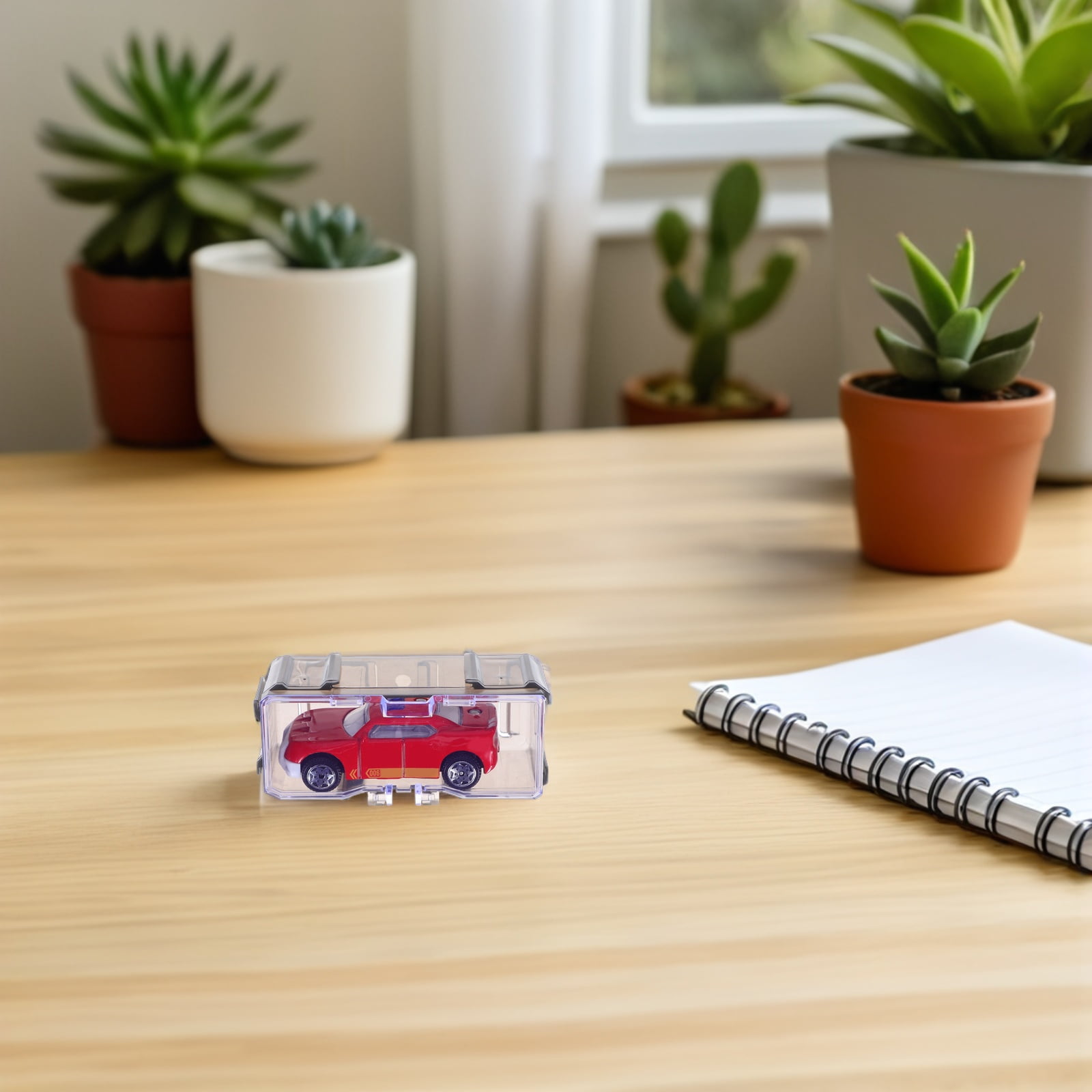 ELAYARD 20 Pcs Clear Plastic Car Model Display Boxes Organizer with ...