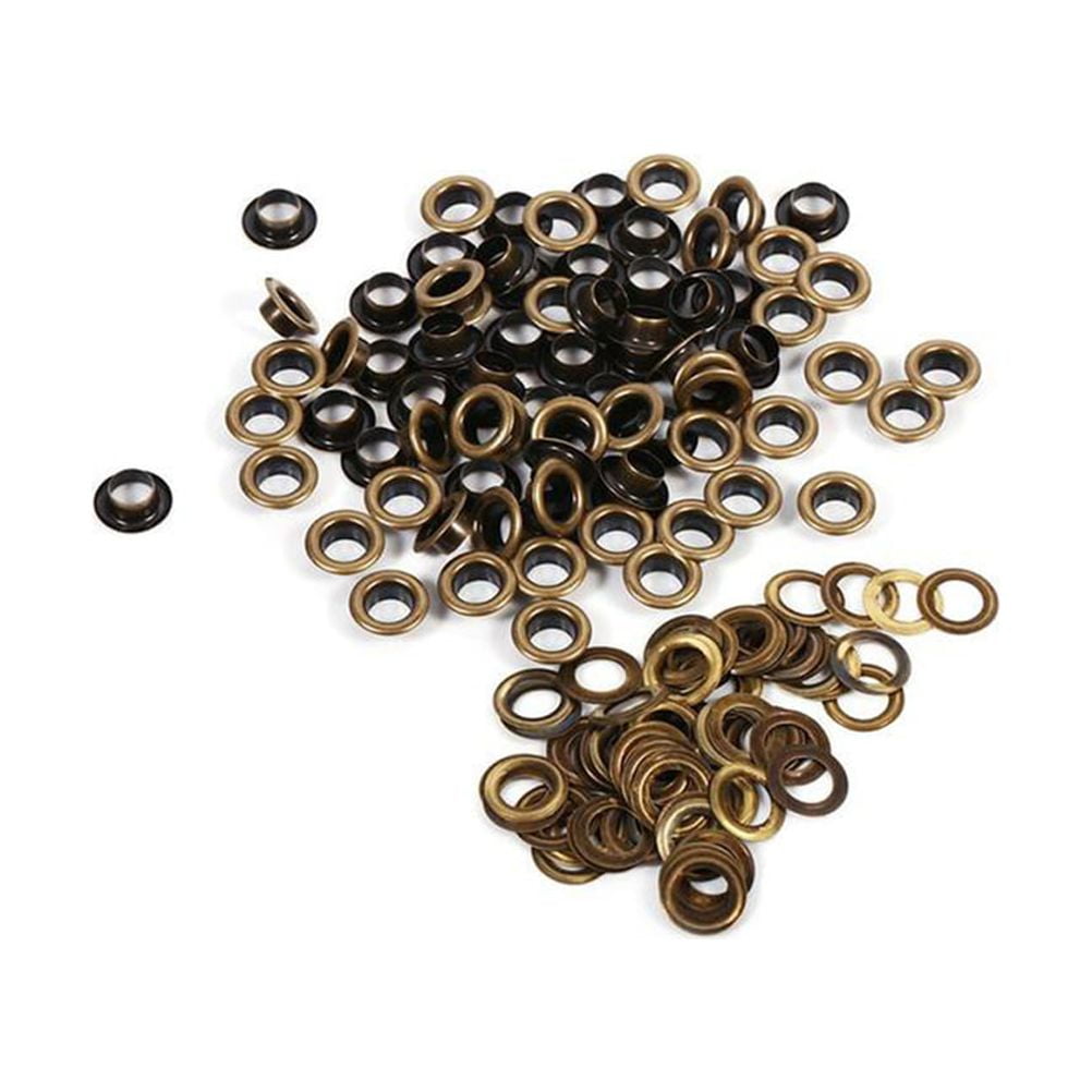 ELAYARD Brass Eyelet Grommets for Shoes, Assorted Colors, Sturdy and ...