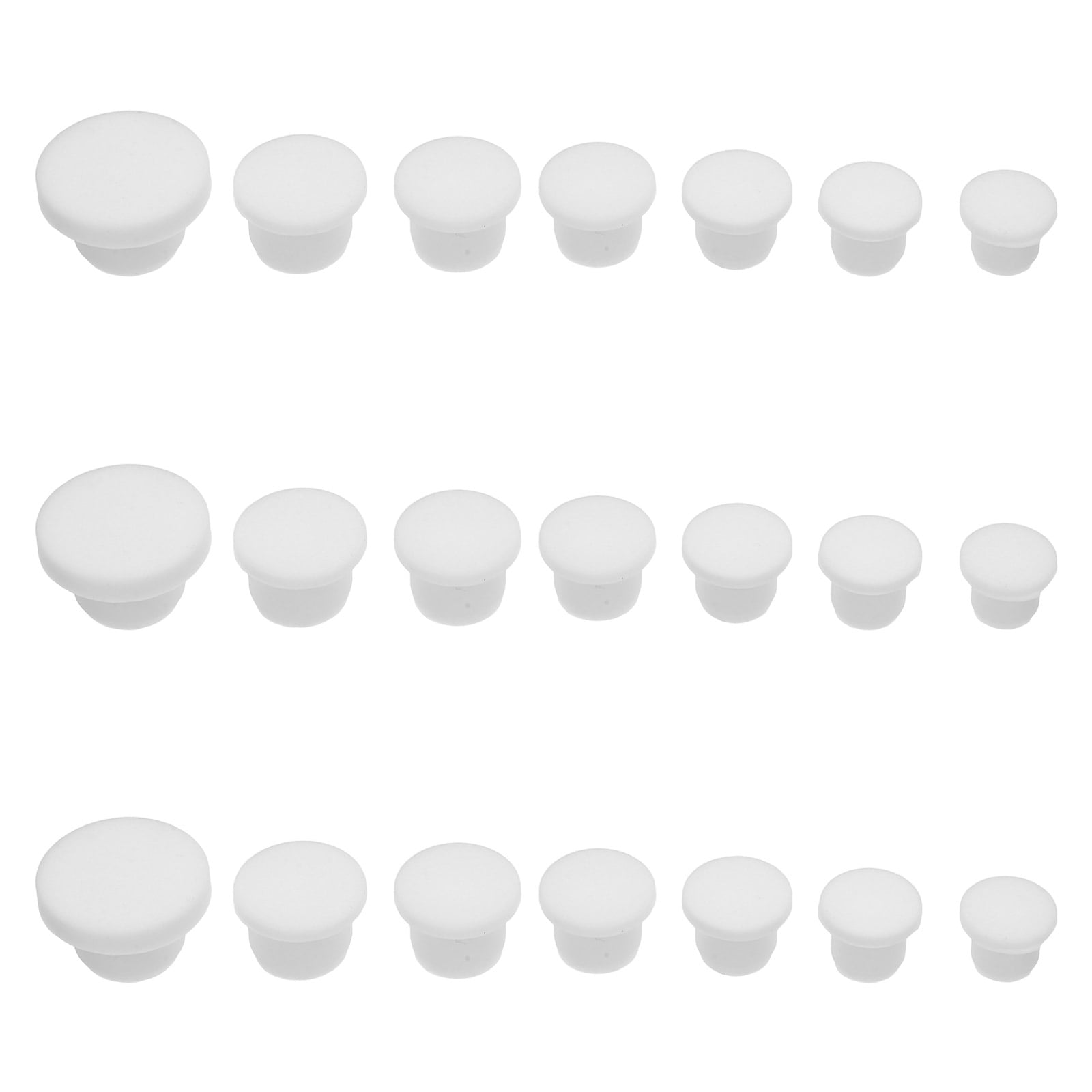 ELAYARD Silicone Pepper Bottle Stoppers White for Home Sealing Power ...
