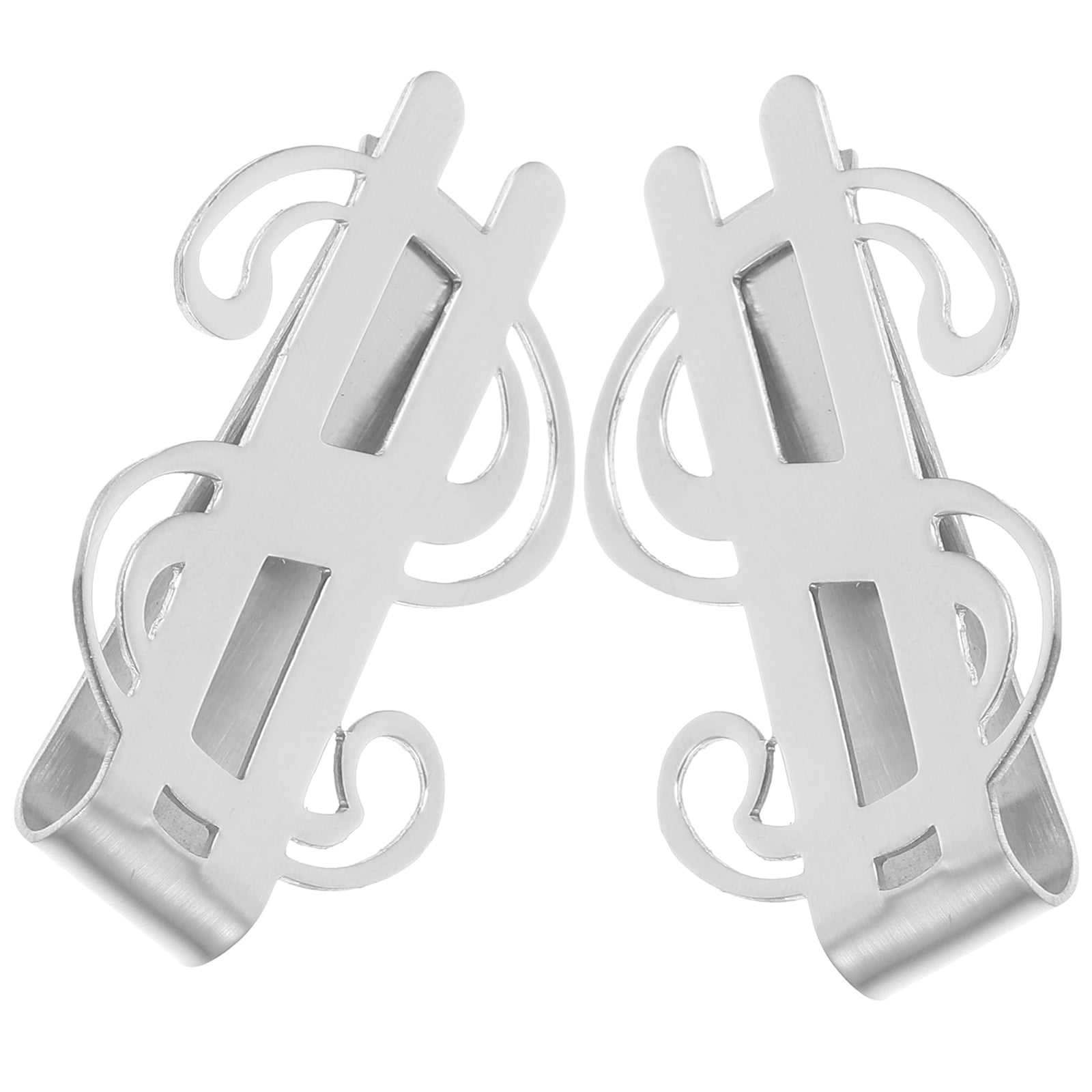 ELAYARD 2Pack Bill Fixing Clip Silver Design for Men's Office Use ...