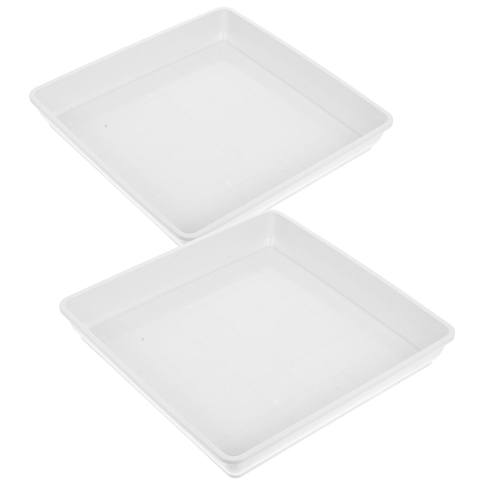 ELAYARD 2-Pack White Plastic Parrot Tub Bowls for Birds, Ideal for ...