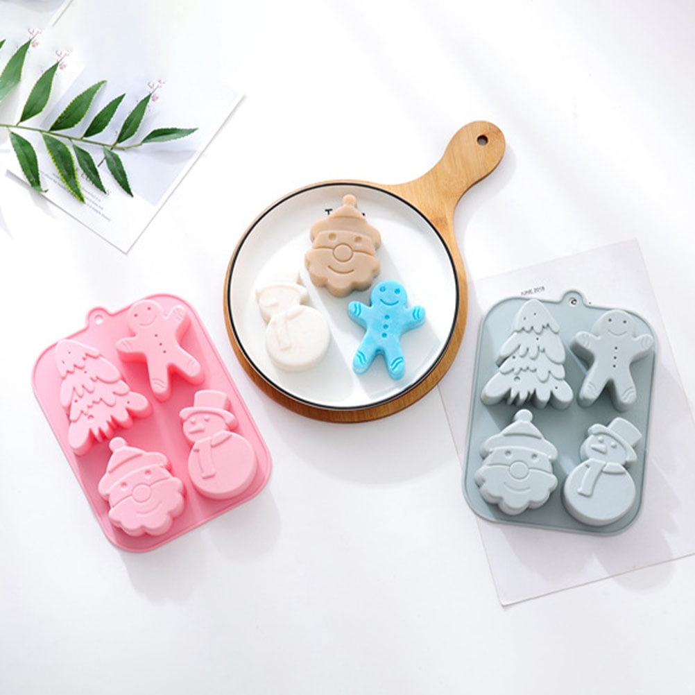 ELAYARD 2Pcs Baking Cake Mold for Fondant Shaping Assorted Color ...