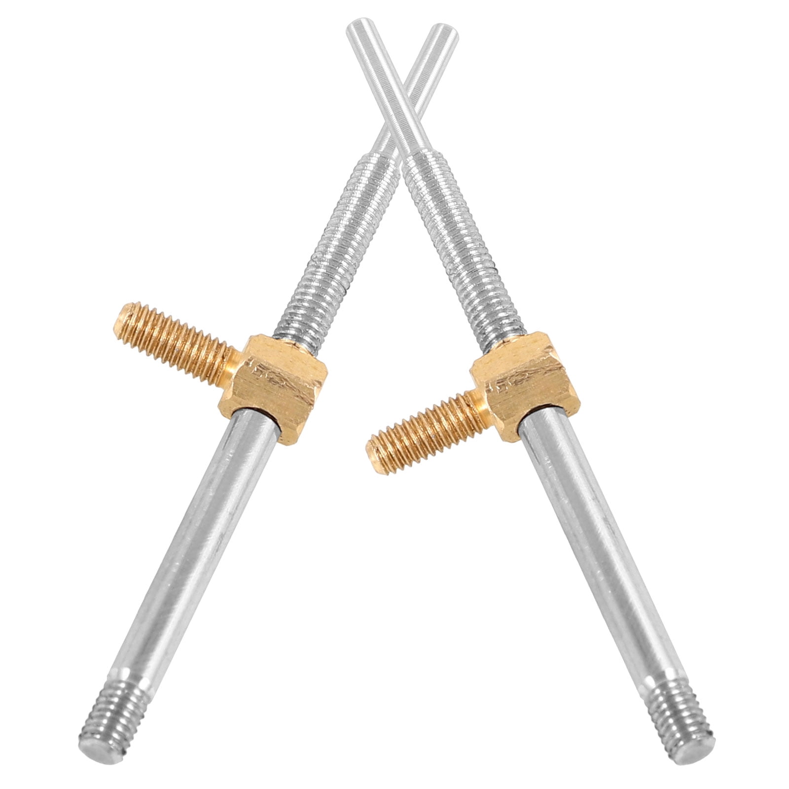 ELAYARD 2Pcs Plated Silver Violin Bow Frog Screw Metal Replacement for ...