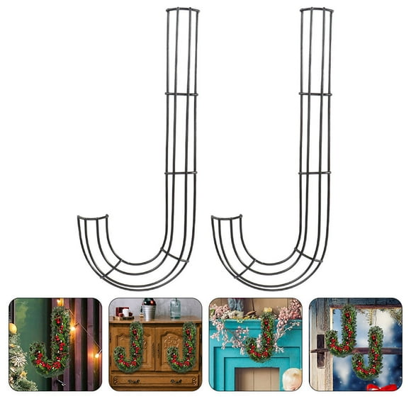 Candy Cane Wreath Frame