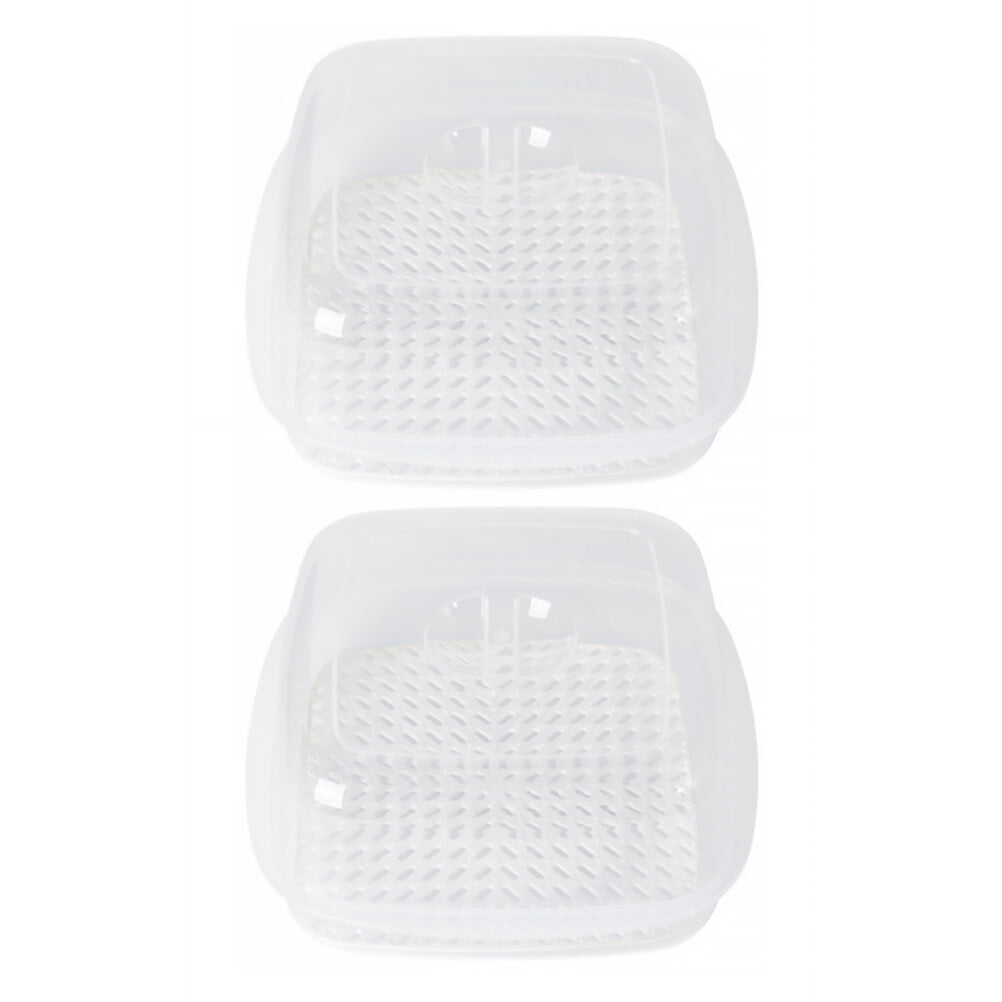 ELAYARD 2Set Small Steamer Basket Steamer Racks Microwavable Storage ...