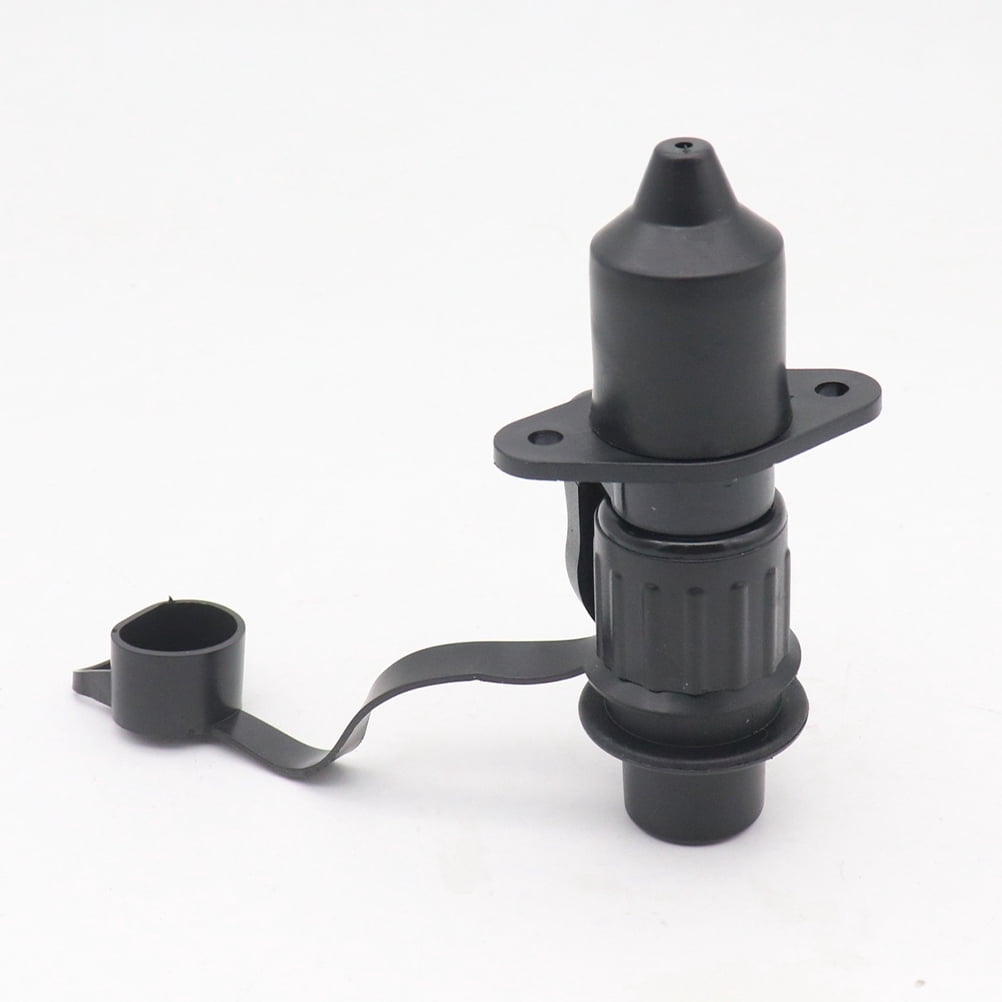 ELAYARD 3 Pin Trailer Plug Adapter Black for Rvs and Tractors Stable ...