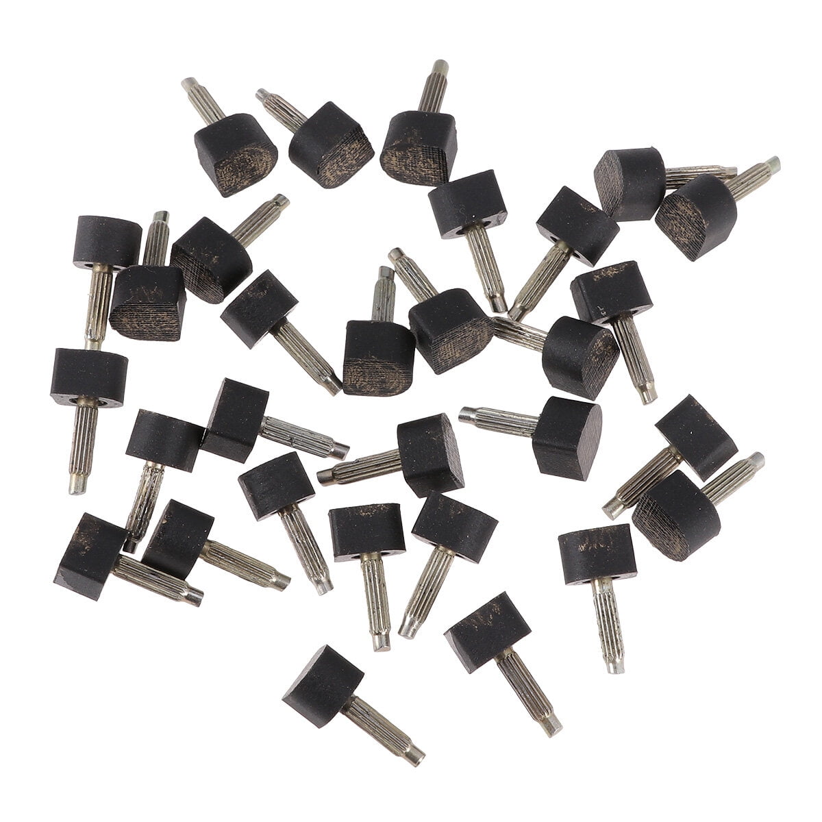 ELAYARD 30Pcs Black Spike Replacement Heel Tips Rubber for Noise ...