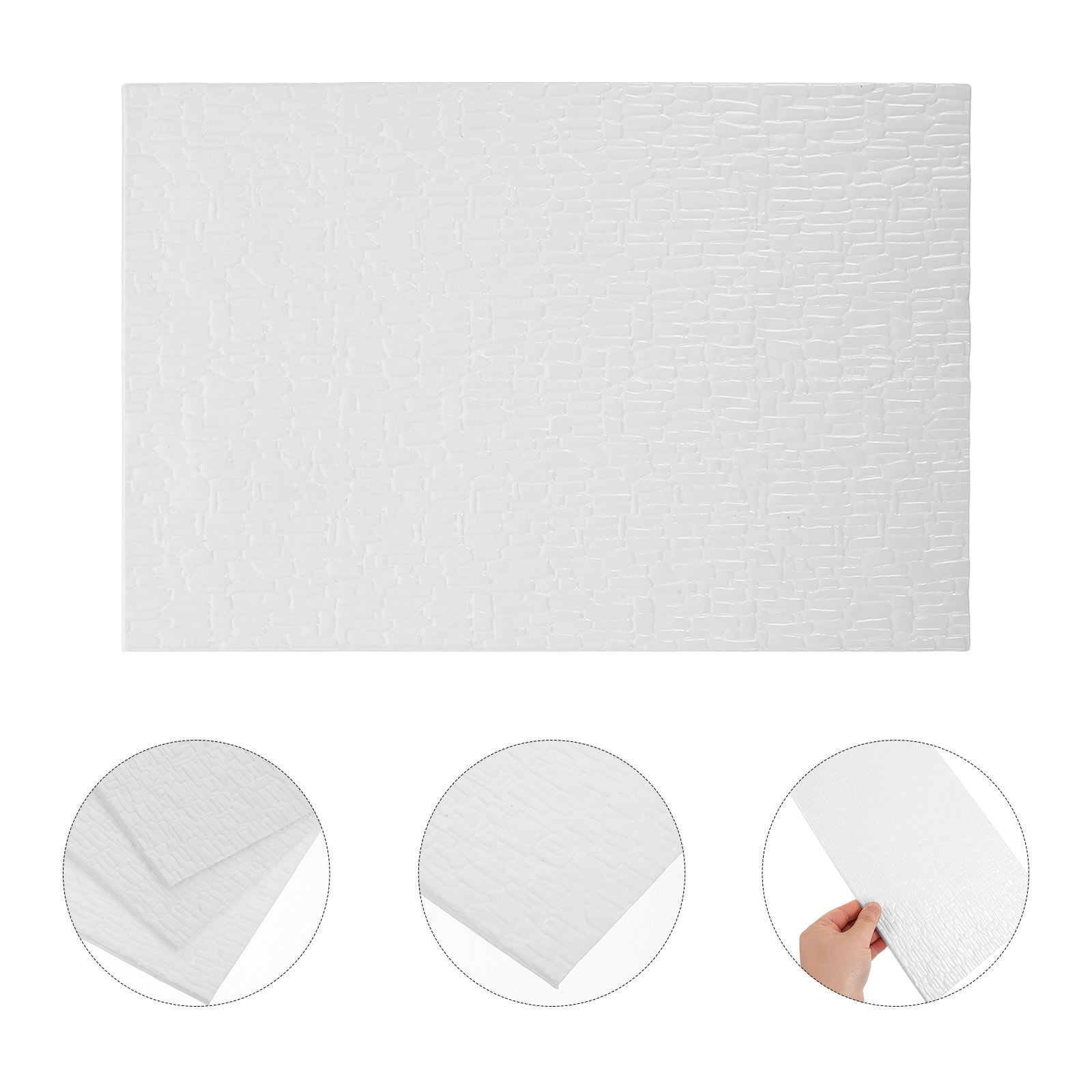 ELAYARD Architectural Model Building Supplies Plastic Roof Tiles 3Pcs ...