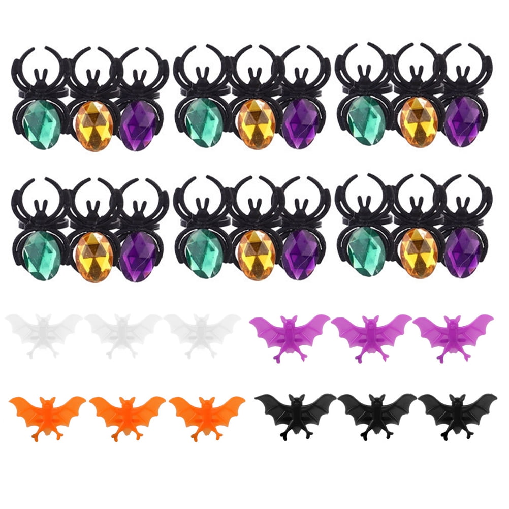 ELAYARD Ring Props Plastic Assorted Color 40Set 1.8x1.2in - Walmart.com