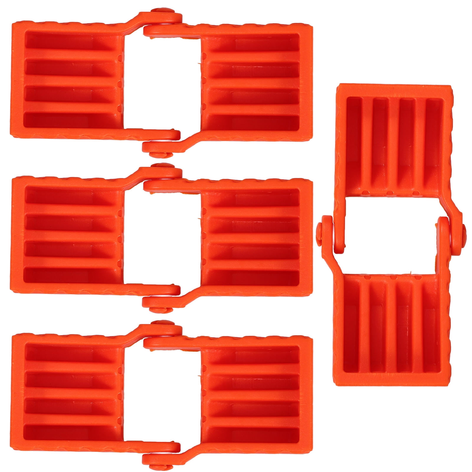 ELAYARD 4Pcs Orange Woodworking Strap Clamps Blocks with Ratchet Bands ...