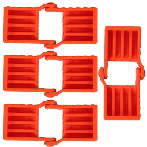 ELAYARD 4Pcs Orange Woodworking Strap Clamps Blocks with Ratchet Bands ...
