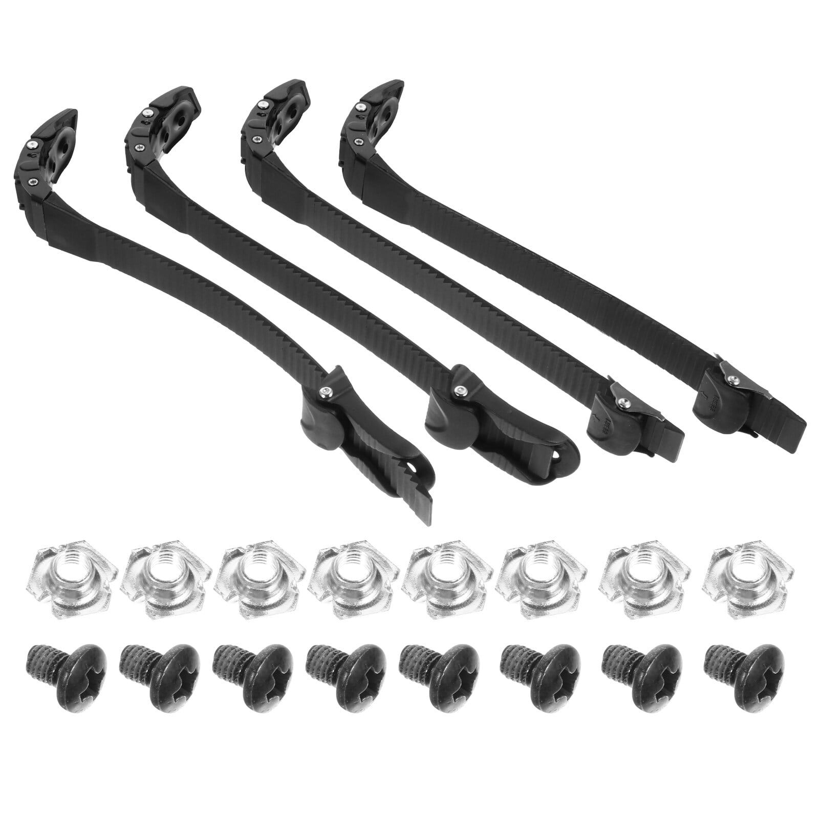 ELAYARD 4Pcs Roller Skate Strap Buckles Assorted Color PVC Material ...