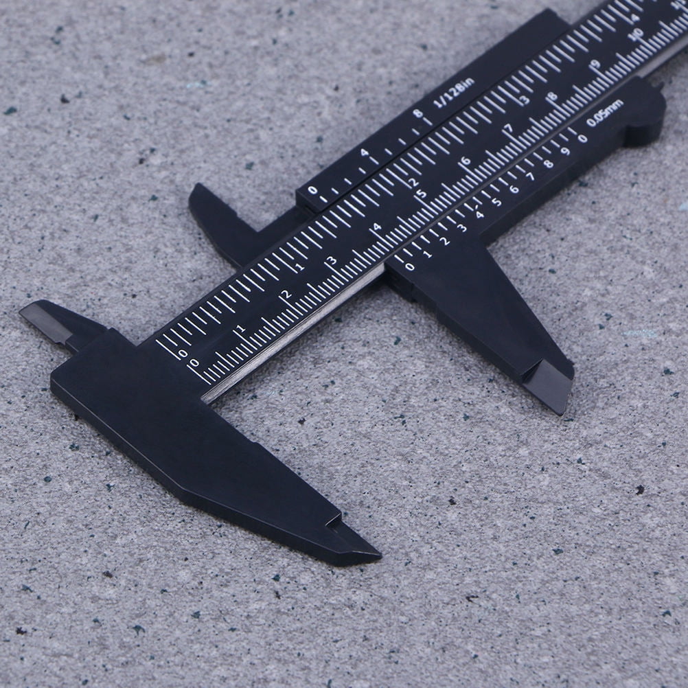 ELAYARD 4Pcs Lightweight Black Plastic Caliper Ruler Gauge for Internal ...