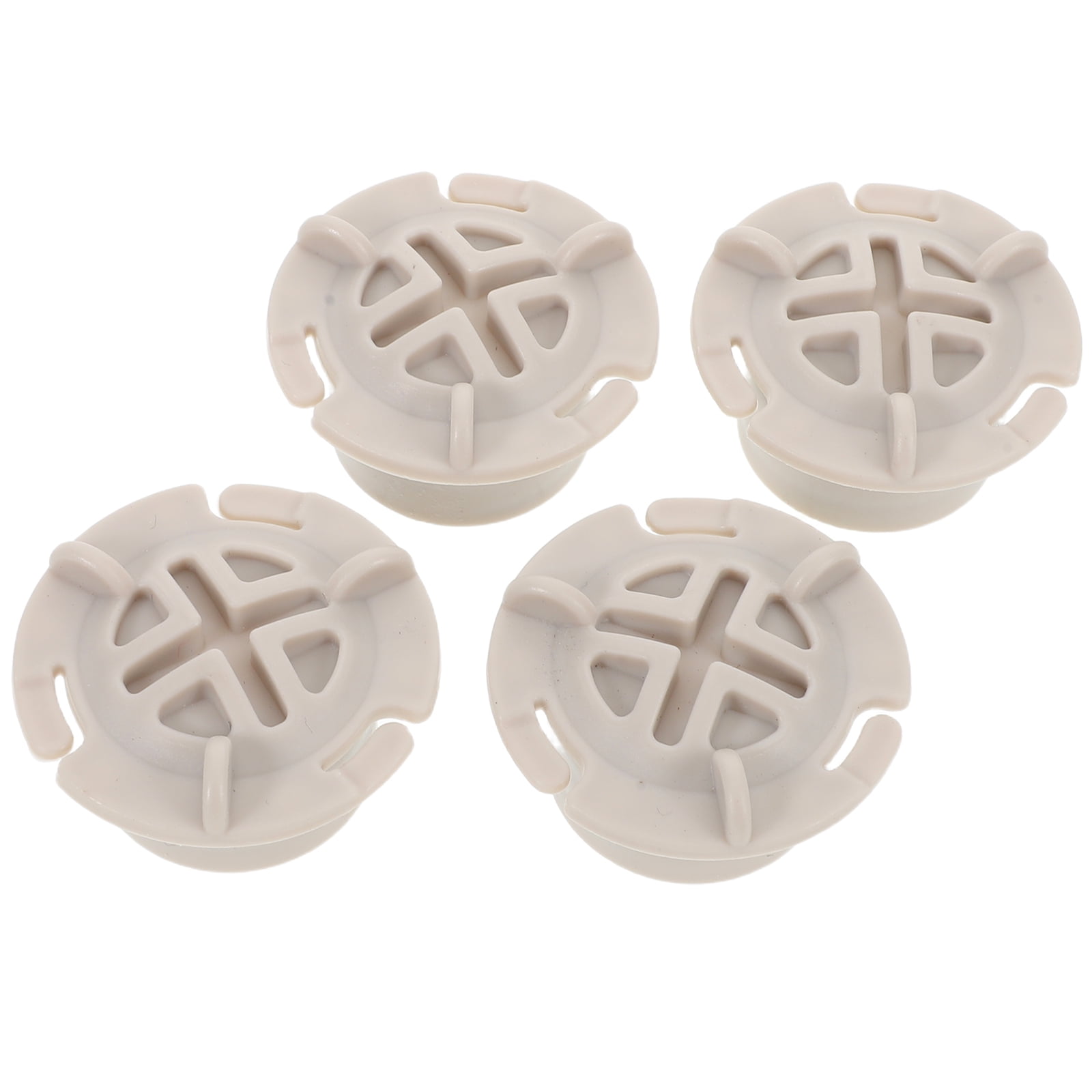 ELAYARD 4Pcs Grey Plastic Screw Covers for Slide Fixing with Stylish ...