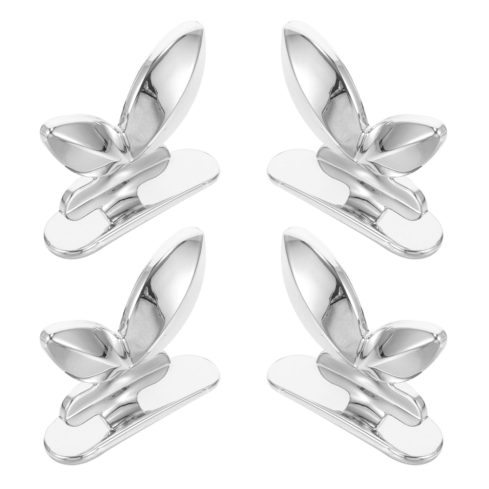 ELAYARD 4pcs Toilet Lid Lifters Toilet Bowl Lifter ABS Silver Hygienic ...
