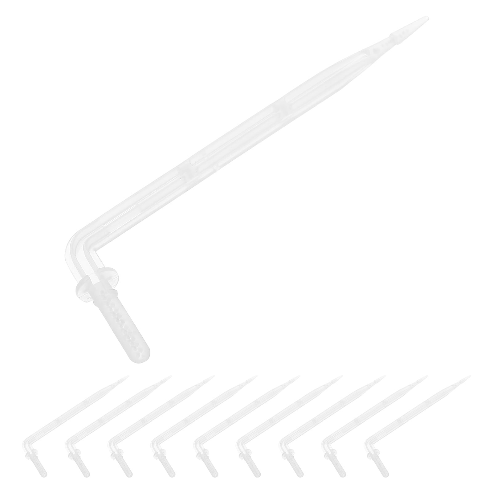 ELAYARD Garden Drip Irrigation Kit Transparent Pom Curved Arrow ...