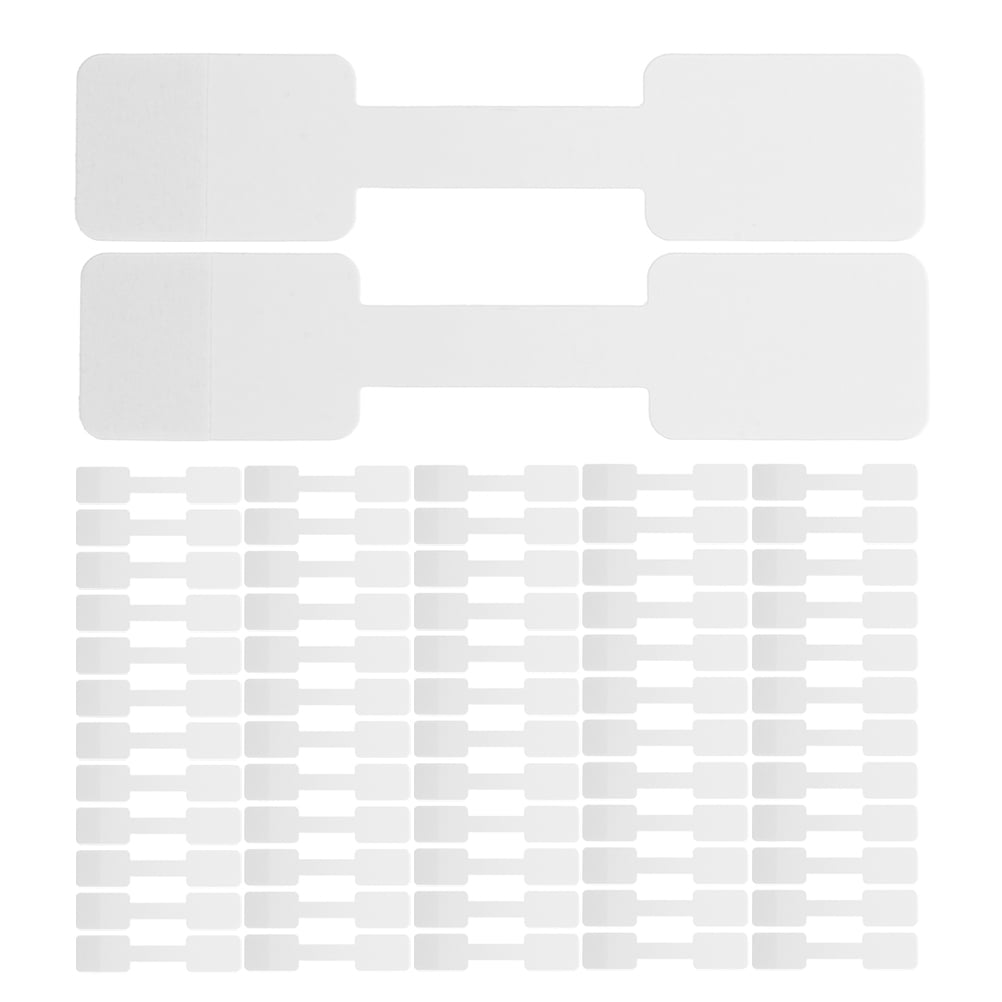 ELAYARD 500pcs White Paper Jewelry Price Tags SelfAdhesive Labels for ...