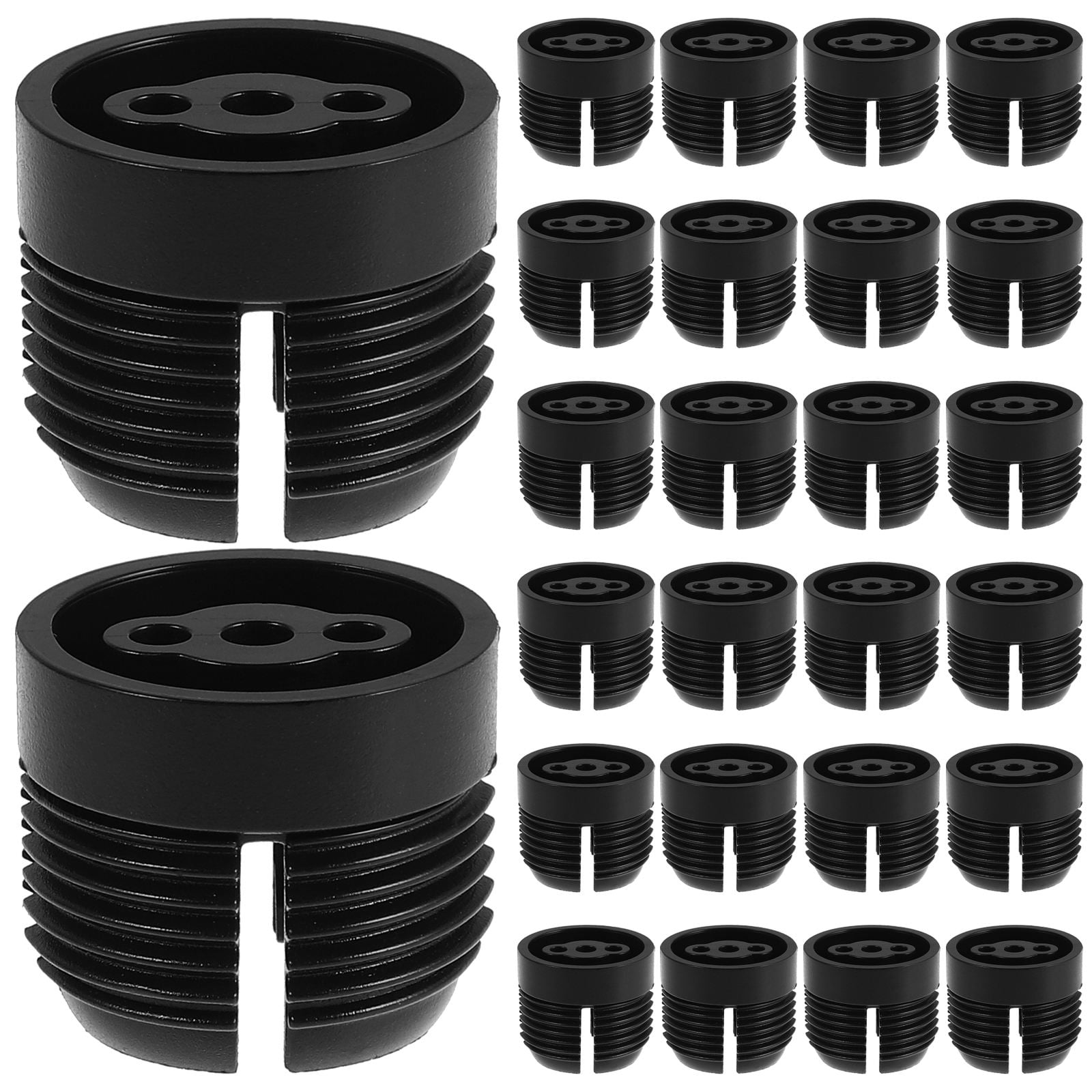 ELAYARD 50PCS Car Mount Tightening Nut Plastic Black for Secure ...