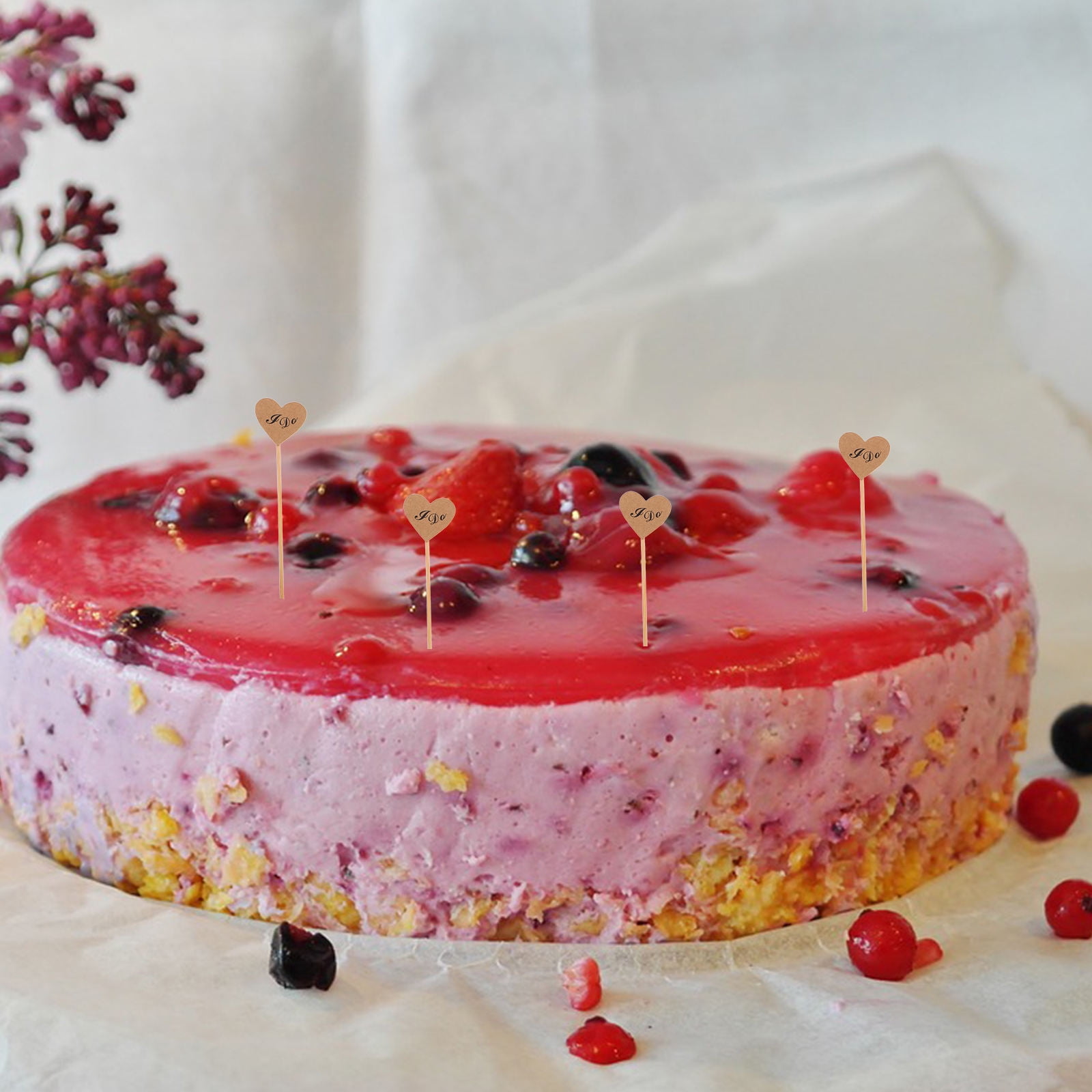 ELAYARD 50Pack Cupcake Toppers Light Brown for Rustic Wedding - Walmart.com