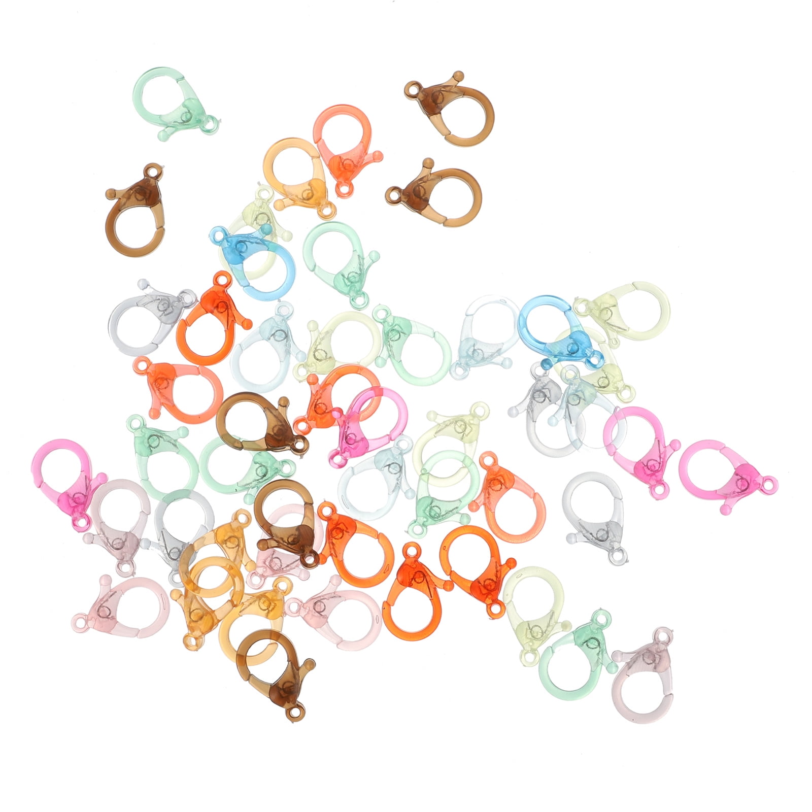 ELAYARD 50 Pieces Lobster Clips in Assorted Colors, Easy Open and Close ...