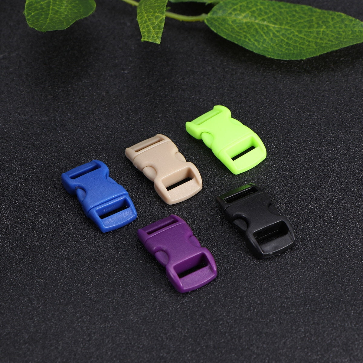 ELAYARD 50Pcs Sturdy Plastic Strap Buckles Assorted Colors Adjustable ...