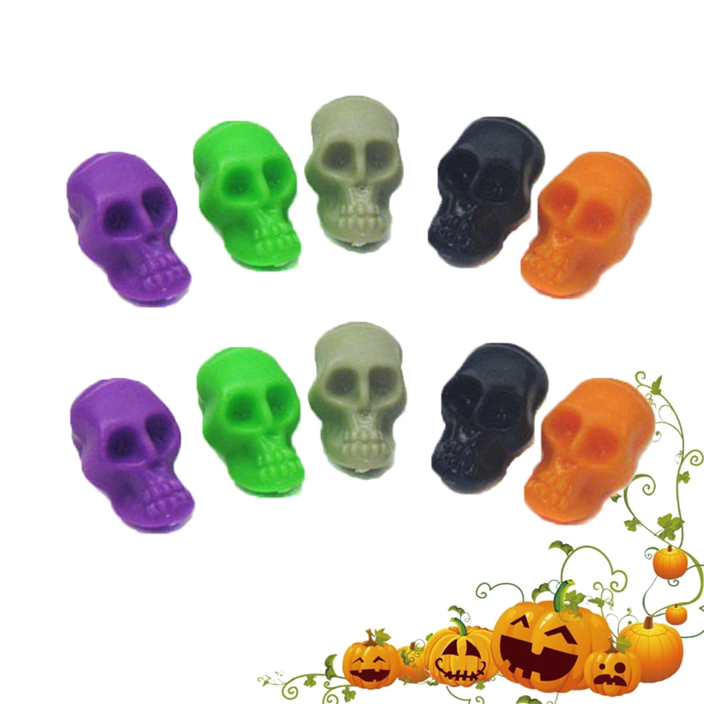 ELAYARD Mini Skull Props Plastic 50Pcs 0.8x0.5x0.5in - Walmart.com