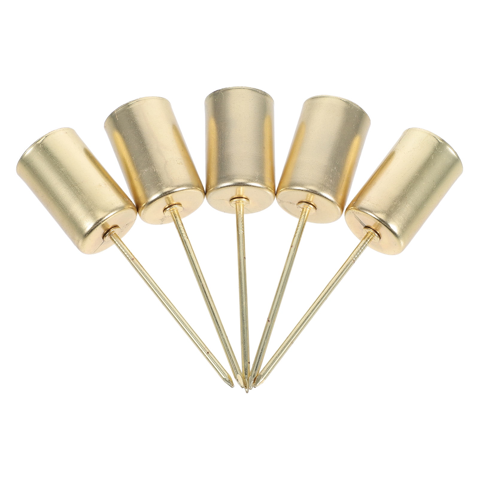 ELAYARD Set of 5 Golden Iron Candle Holder Inserts for Candlesticks ...