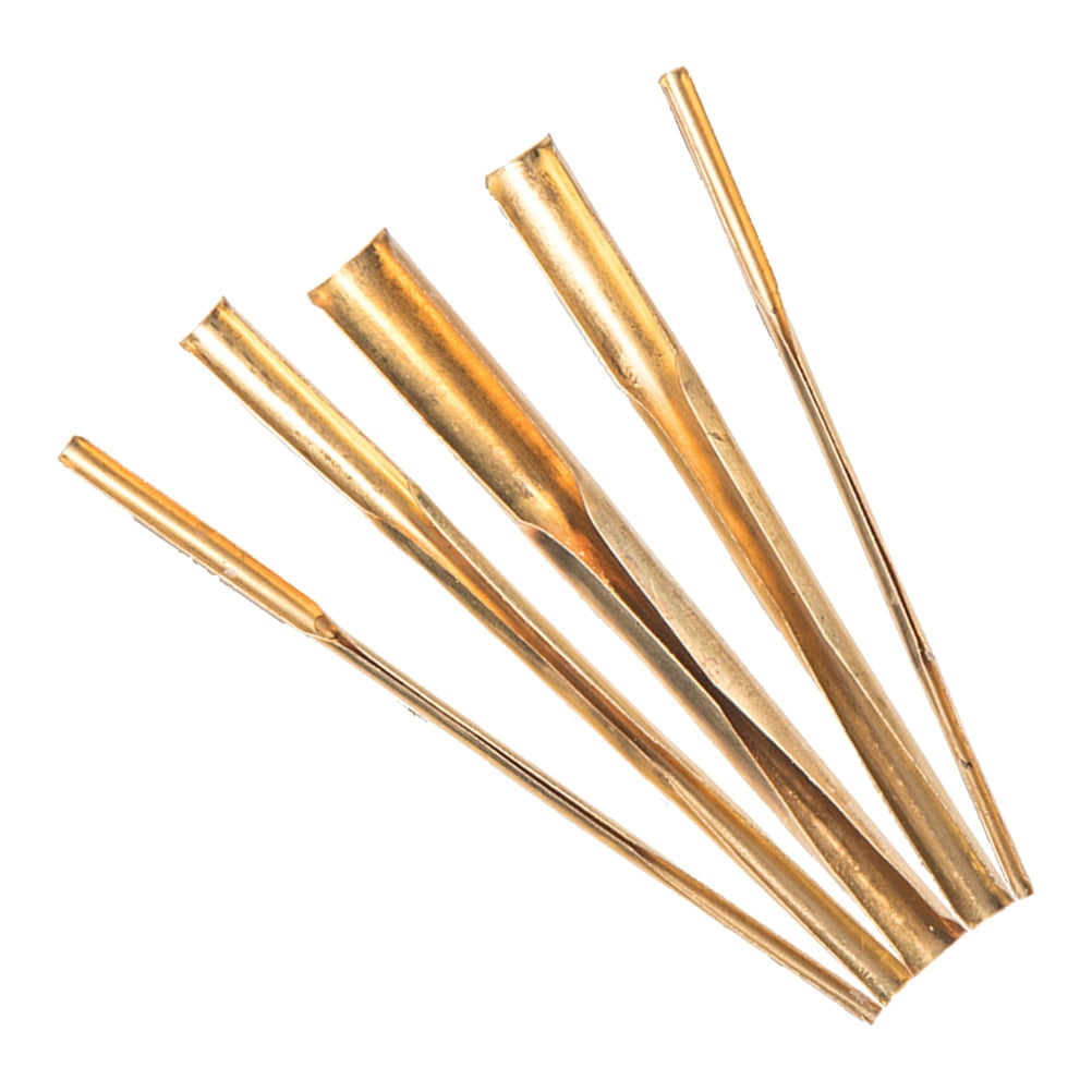 ELAYARD 5Pcs Copper Punch Tool Set for Pottery Clay Hole Punching and ...