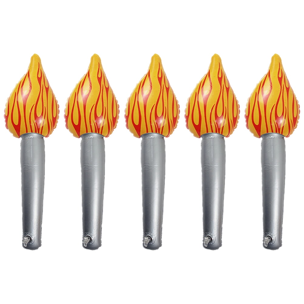 ELAYARD Inflatable Torch Prop 5Pcs PVC Balloons Multi Sports Events ...