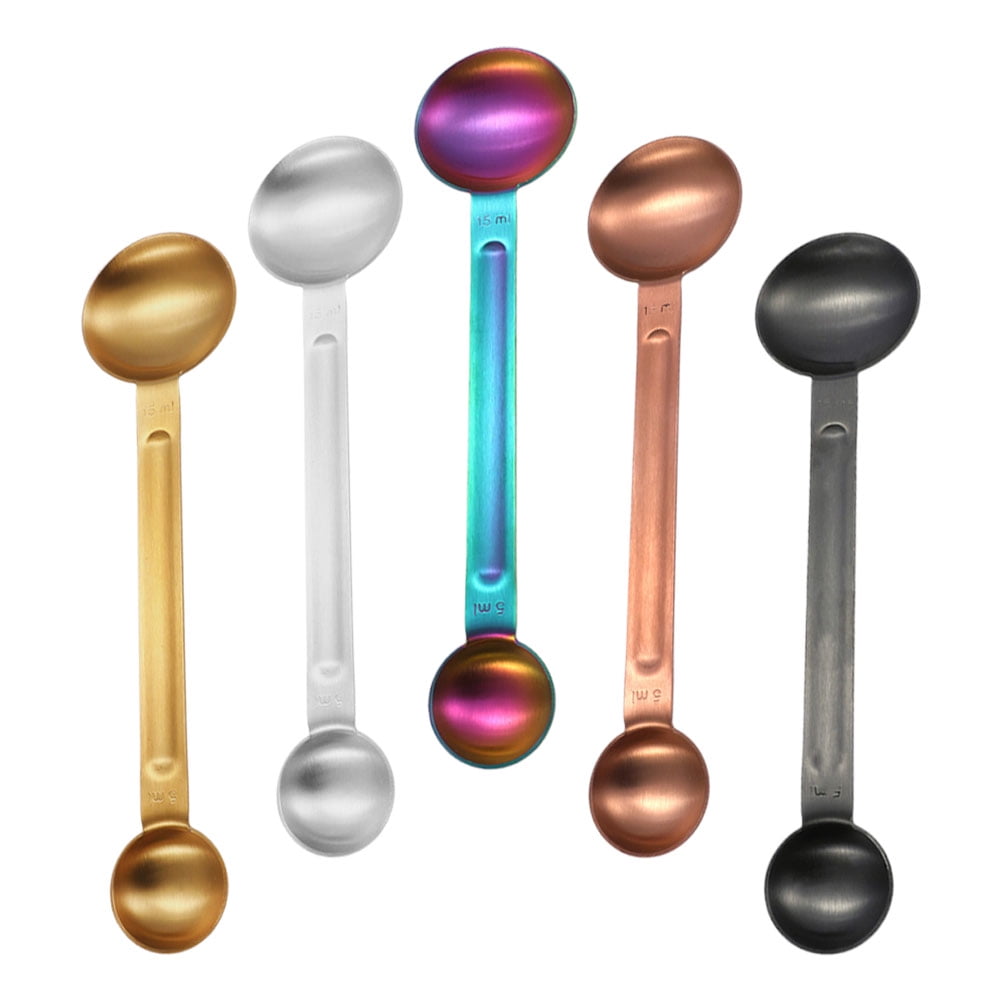 ELAYARD Long Handle Measuring Spoons Stainless Steel with Precise Scale ...